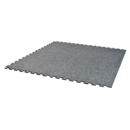 Large Protective Floor Mats 1m (Grey) Soft Floor UK