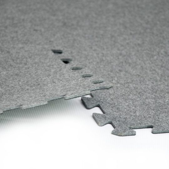 Large Protective Floor Mats 1m (Grey) Soft Floor UK